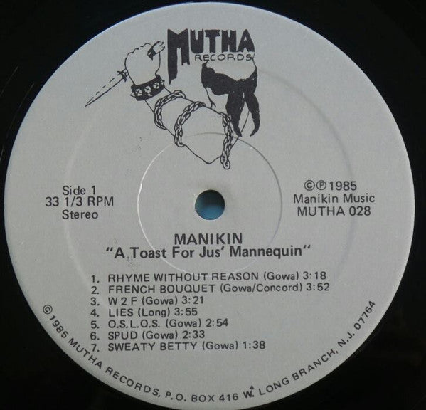 Manikin (2) - A Toast For Jus' Mannequin – Five Buck Bin