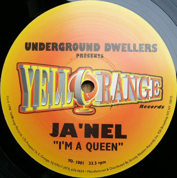 12" Single: Underground Dwellers, Ja'Nel - I'm A Queen – Five Buck Bin