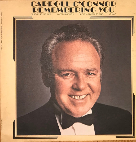 Carroll O'Connor - Remembering You – Five Buck Bin