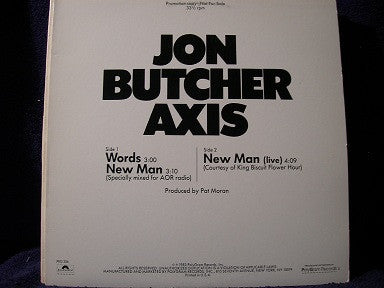 12" Single: The Jon Butcher Axis - Words – Five Buck Bin