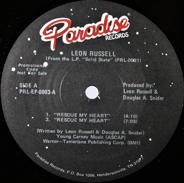 12" Single: Leon Russell - Rescue My Heart – Five Buck Bin