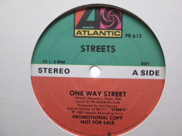 12" Single: Streets (2) - One Way Street – Five Buck Bin